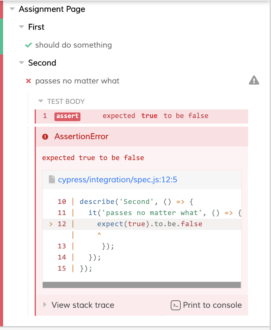 Nested Describes Cause The Very Last It To Pass Even If It Fails · Issue 9004 · Cypress Io 