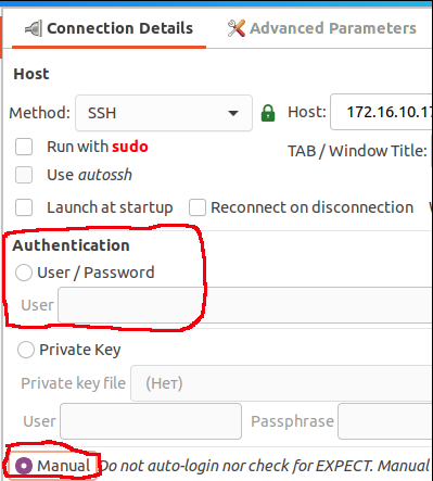 Field ssh Authentication dont save username, when used Manual checkbox · Issue #788 · asbru-cm ...