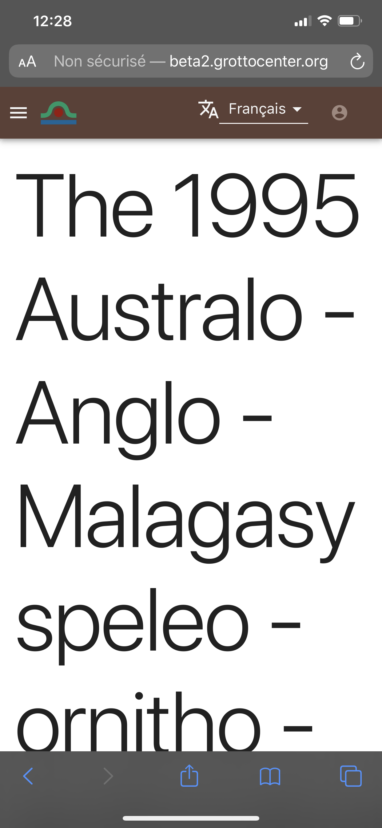 Titre h1 trop gros · Issue #261 · GrottoCenter/grottocenter-api · GitHub