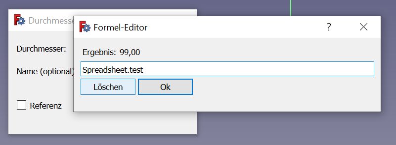 Expression input dialog: 'Clear' button highlighted after drop down selection instead of 'OK ...