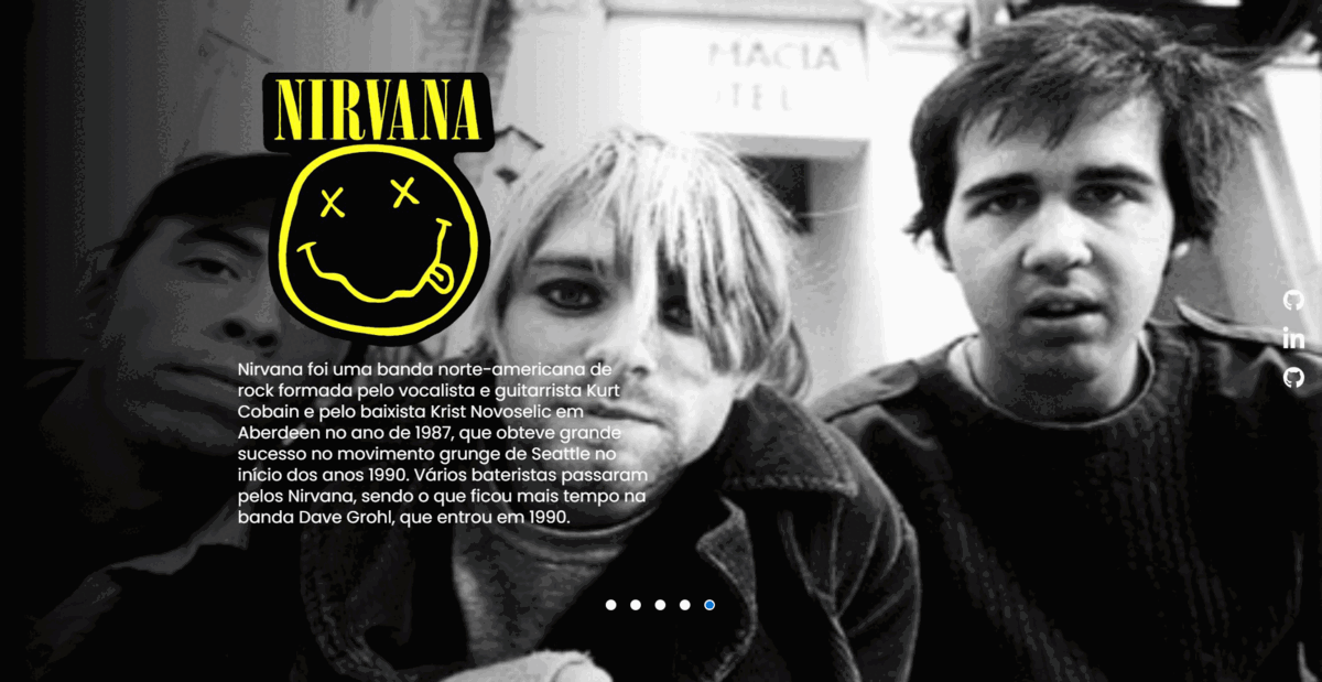 GitHub - JLpensador/Nirvana: Um carrossel de imagens da banda de rock dos anos 90 Nirvana ...