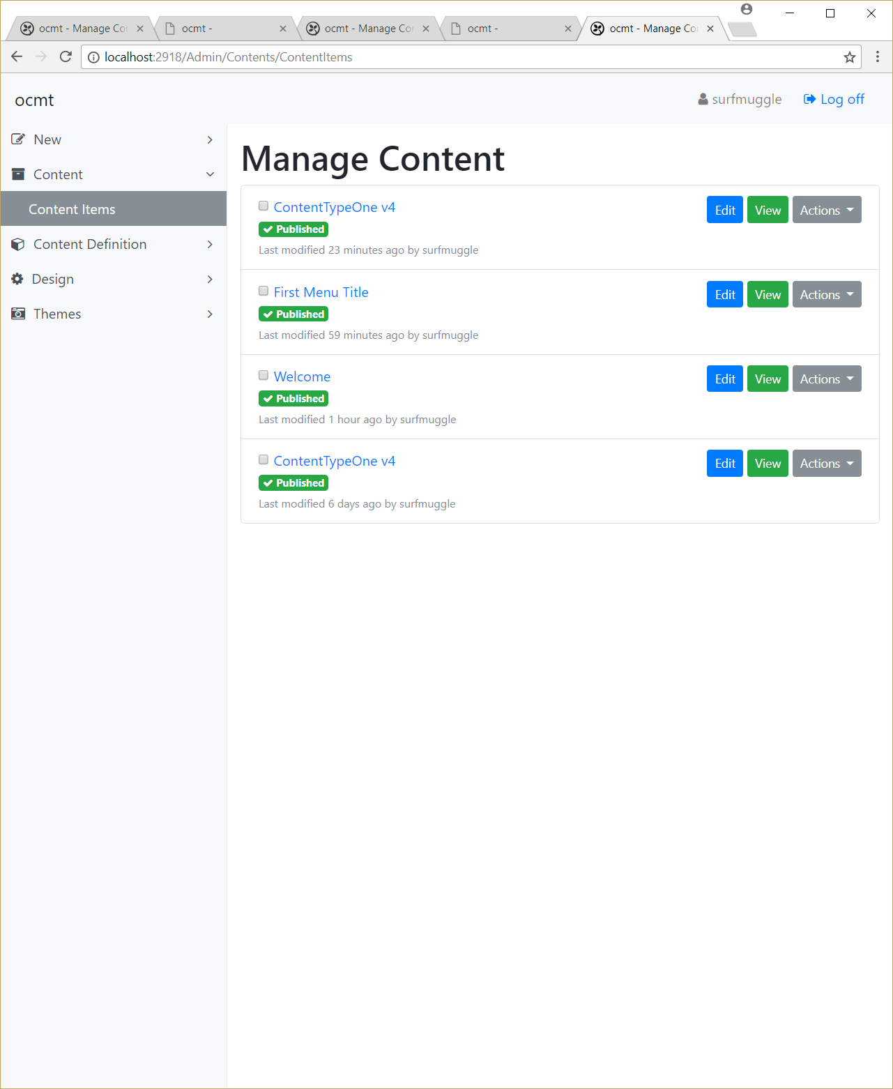 Trouble To Understand The Admin Section · Issue 1302 · Orchardcmsorchardcore · Github 