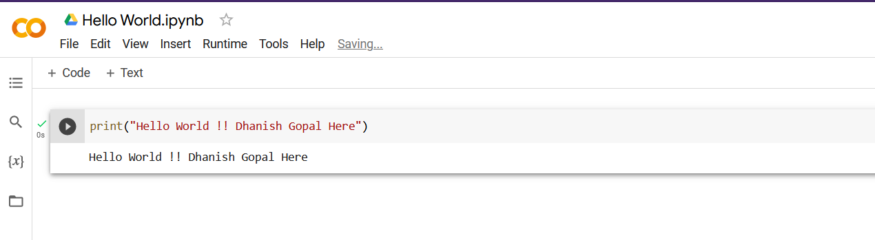 GitHub - DhanishMaheshwary/Hello-World: Saylani Batch 4 (AI and Data Science Class-1