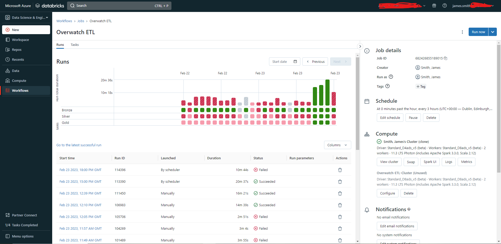 Silver task fails with error; Undefined function: count. · Issue #783 · databrickslabs/overwatch ...