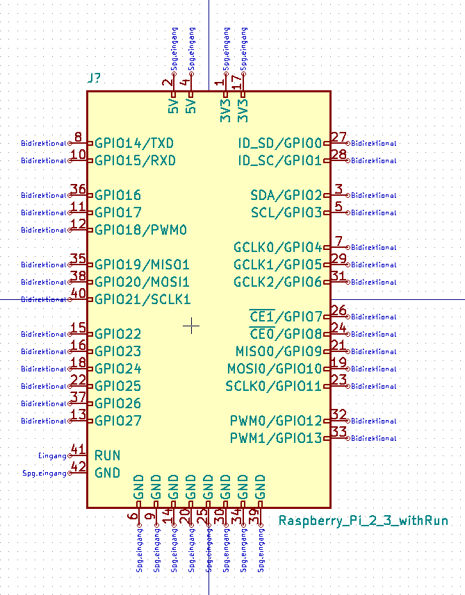 modifed the Raspberry Pi symbol and added the Run header (!1744 ...