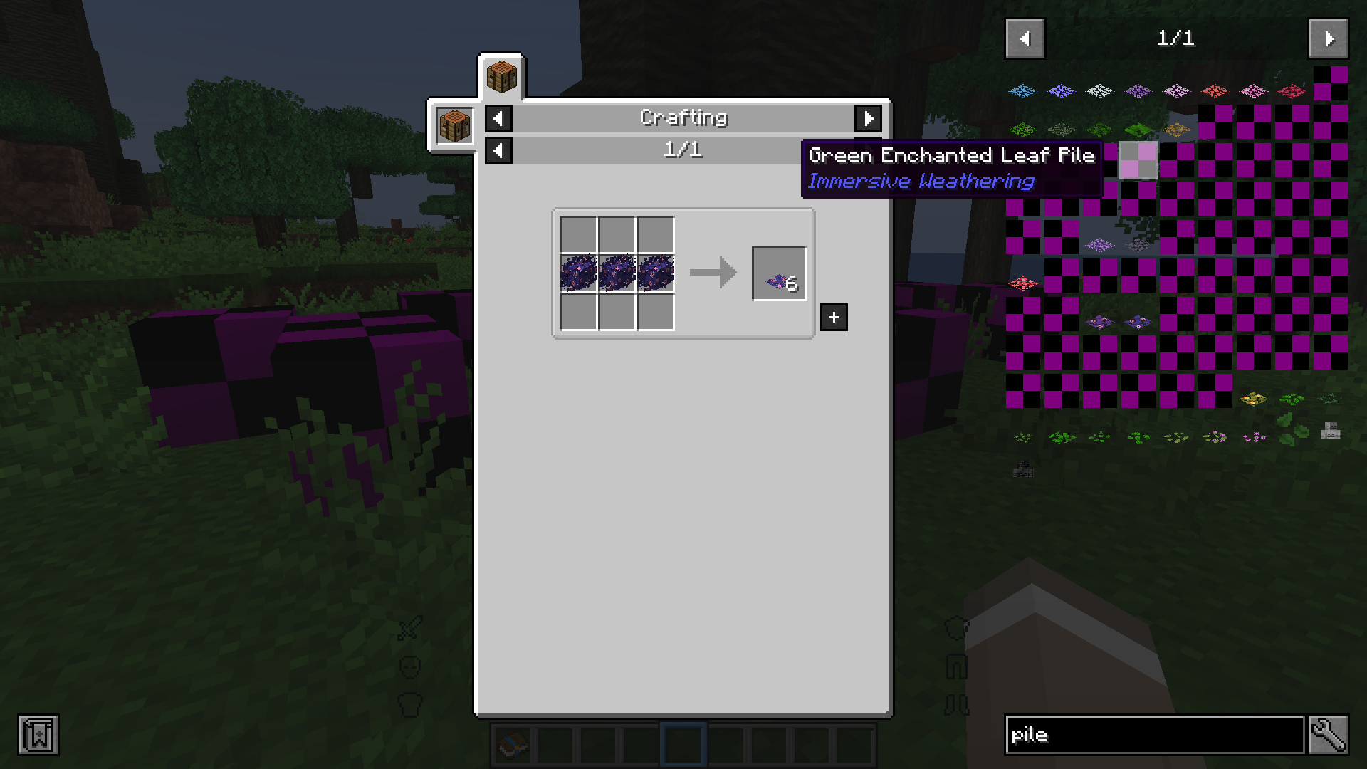 Immersive Weathering Leaf Pile Texture Errors · Issue #1102 · LunaPixelStudios/Better-MC · GitHub