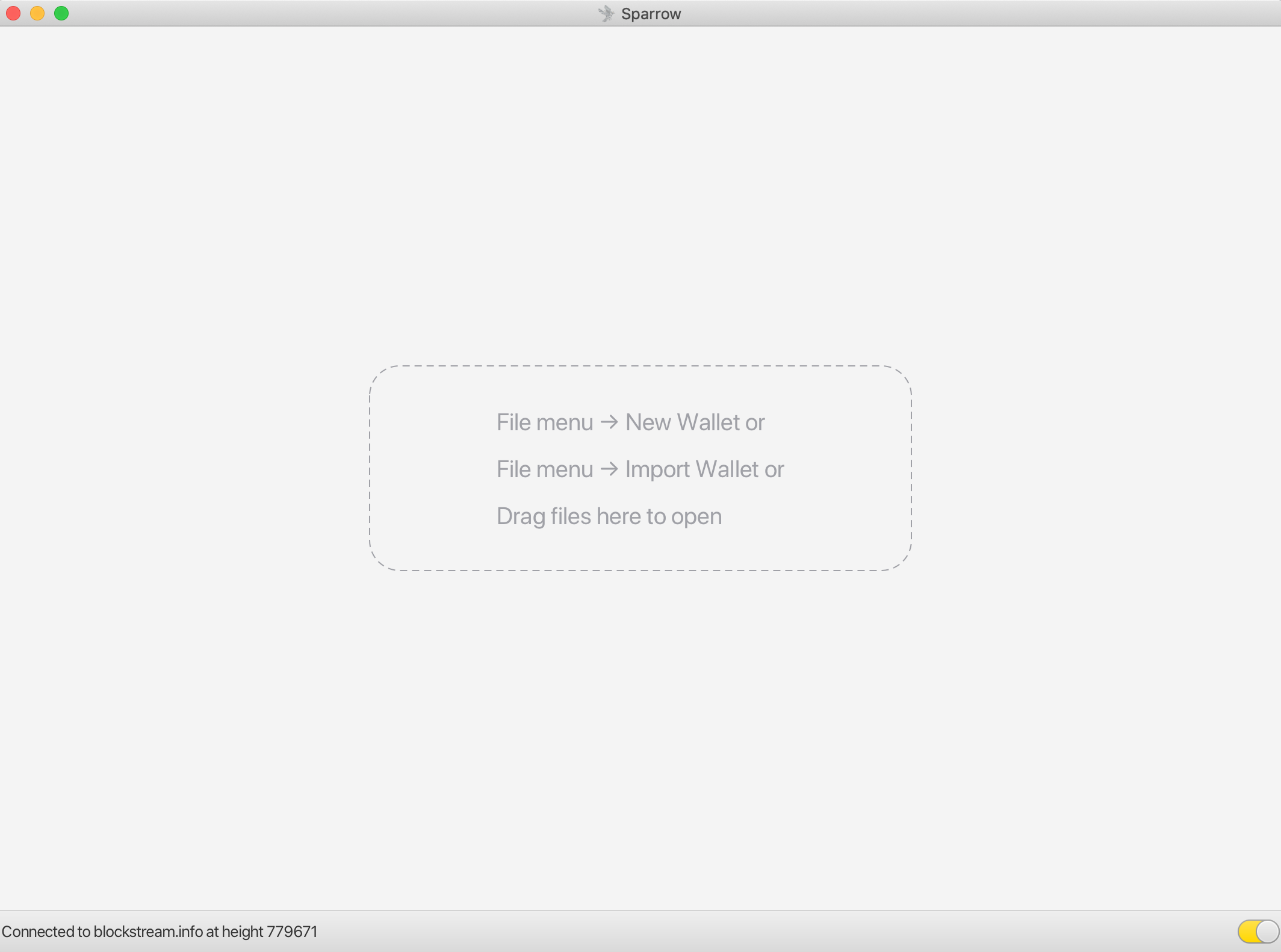 Blank screen - File Menu > New Wallet · Issue #886 · sparrowwallet/sparrow · GitHub