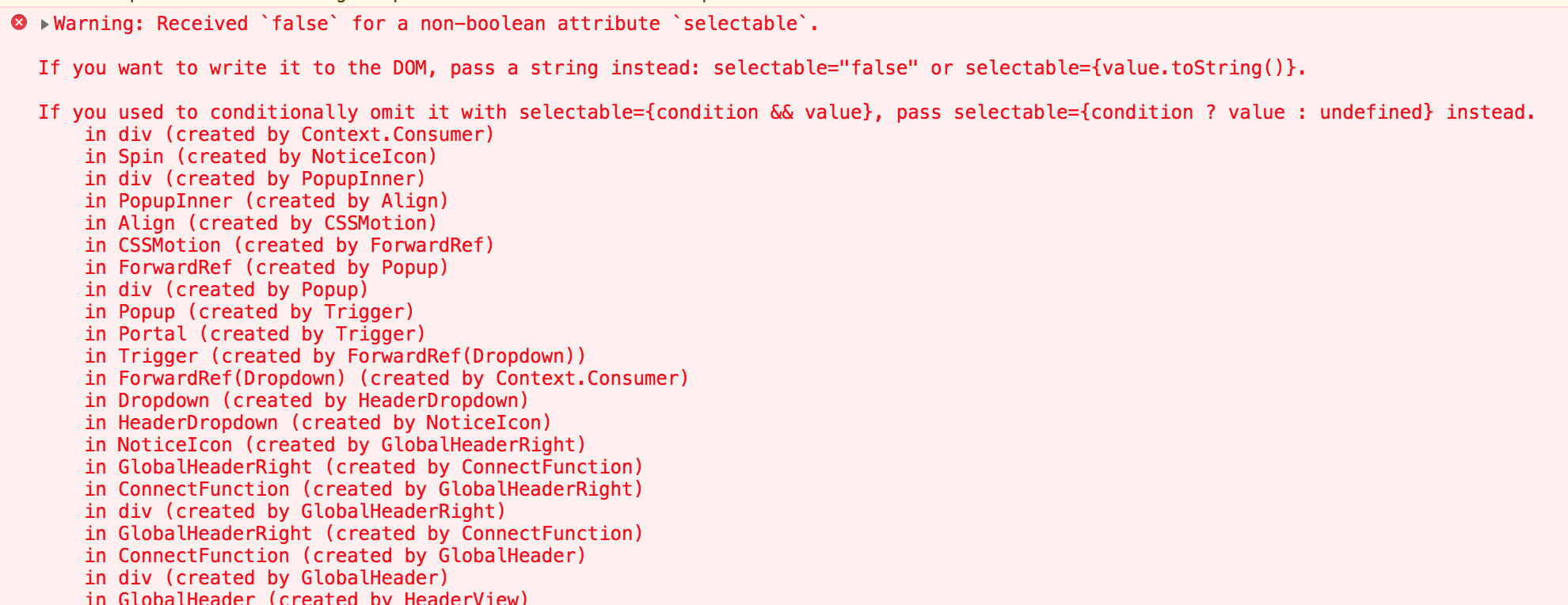 🐛[BUG]NoticeIconView控制台警告 · Issue #6040 · ant-design/ant-design-pro · GitHub