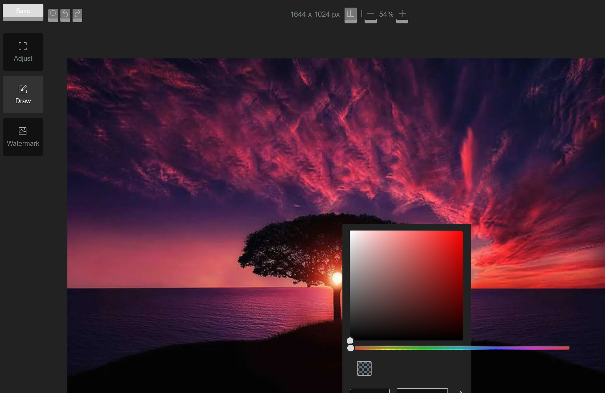 Color Picker Goes Out Of Bounds · Issue 312 · Scaleflexfilerobot Image Editor · Github