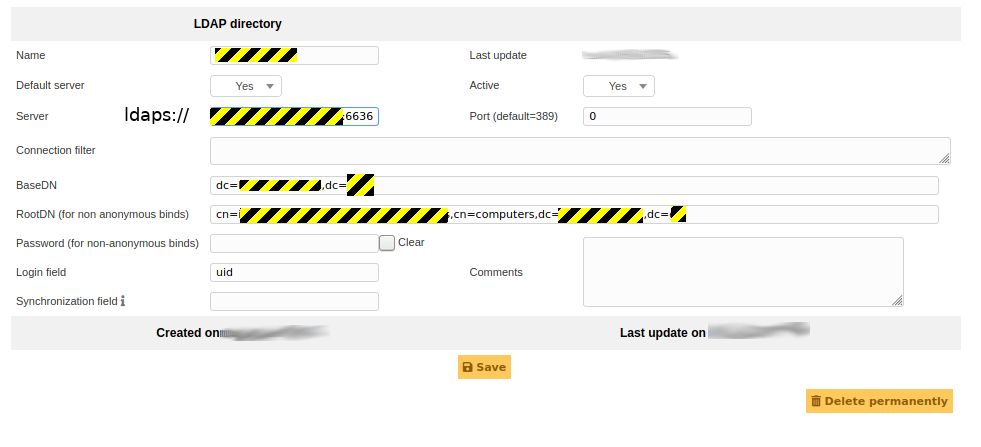 LDAP ignoring Port · Issue #7316 · glpi-project/glpi · GitHub