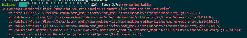 Note that you need plugins to import files that are not JavaScript · Issue #12972 · vitejs/vite ...
