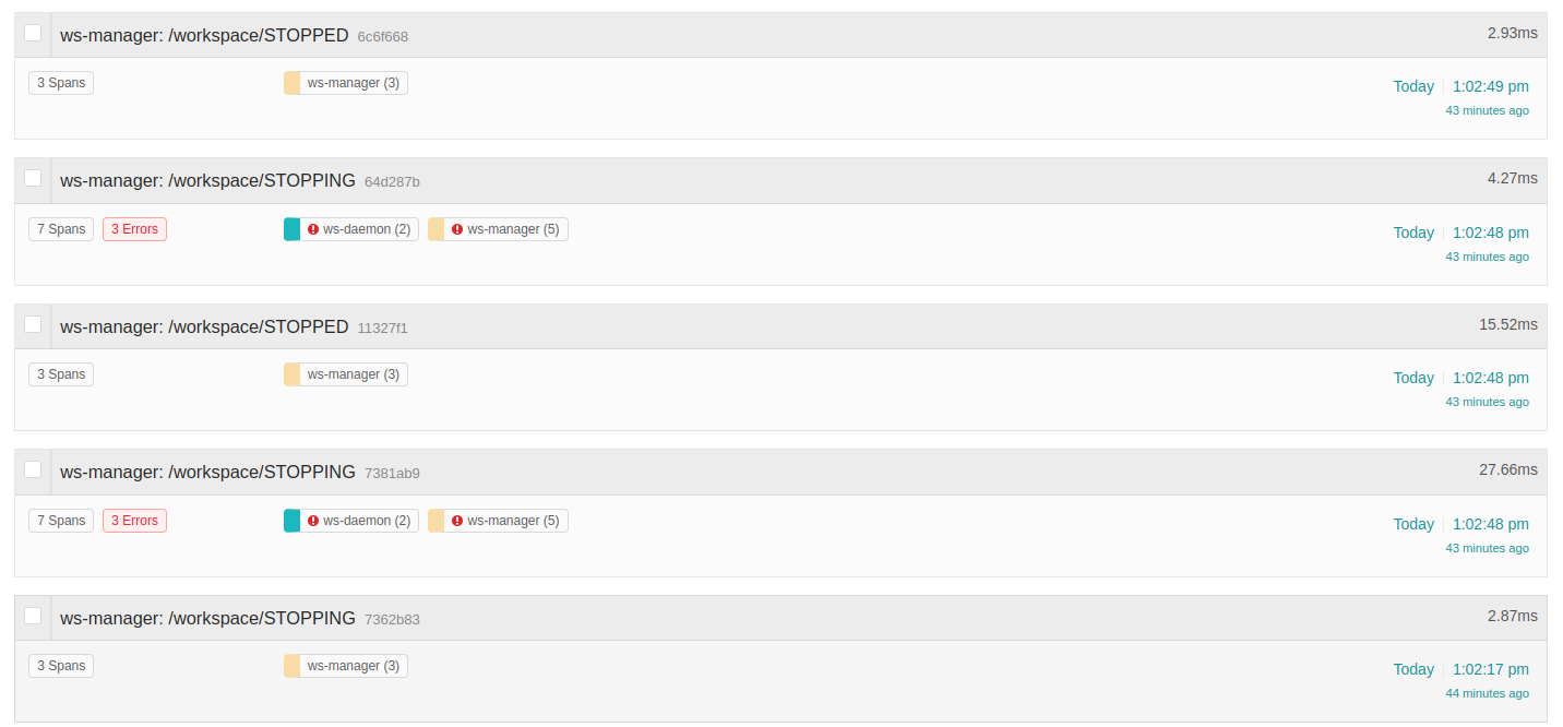 Ws Manager Workspaces Enters Stopped Many Times On One Stop · Issue 12518 · Gitpod Iogitpod 