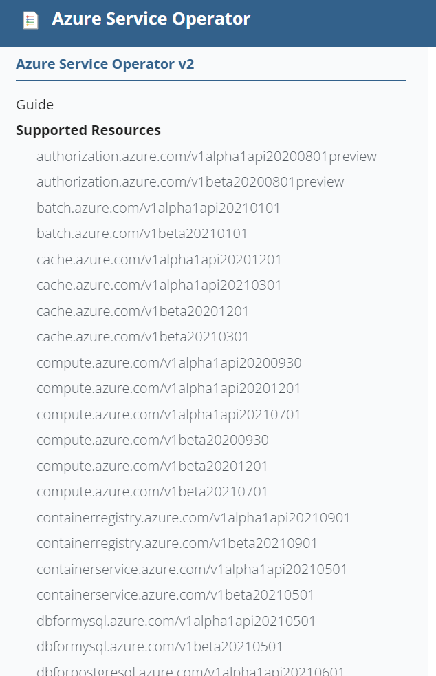 Add hierarchy to list of supported resources · Issue #2361 · Azure/azure-service-operator · GitHub