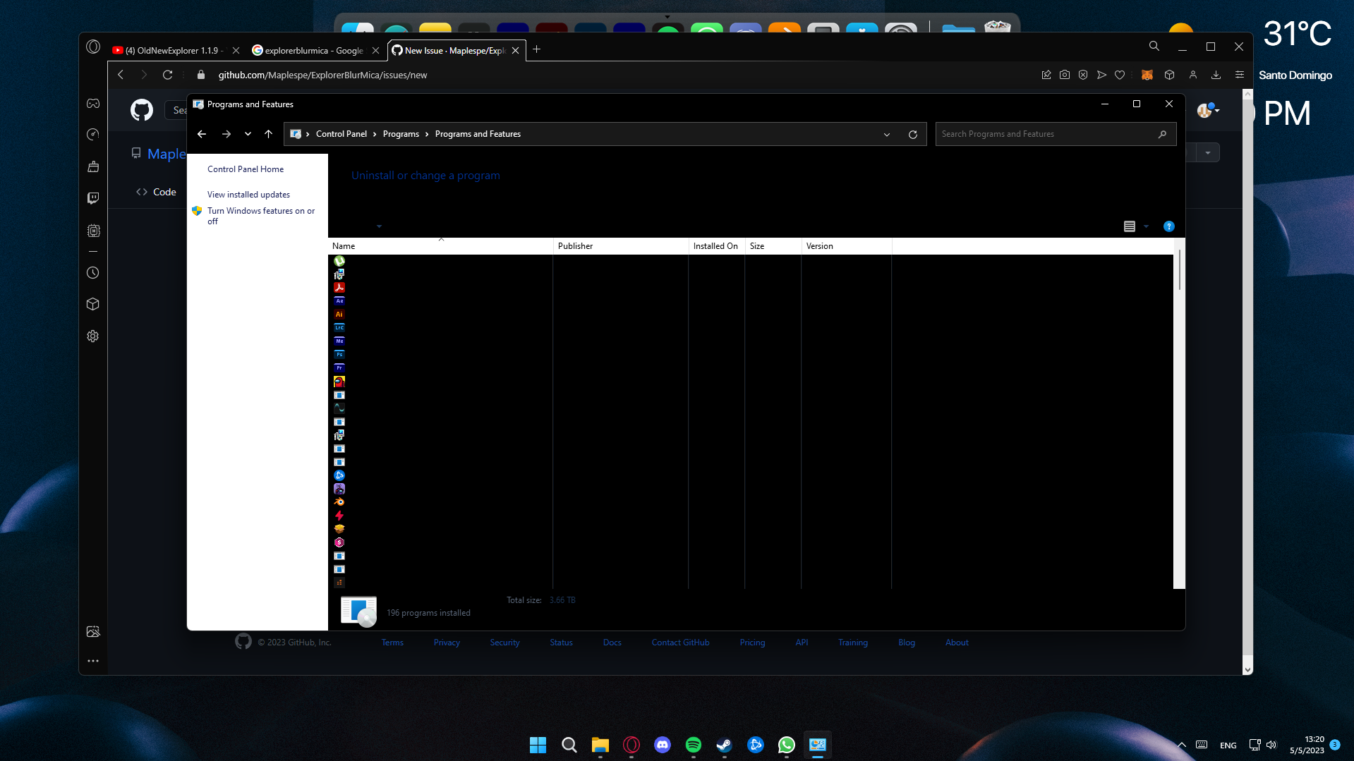 Bug with Control Panel and question · Issue #22 · Maplespe/ExplorerBlurMica · GitHub