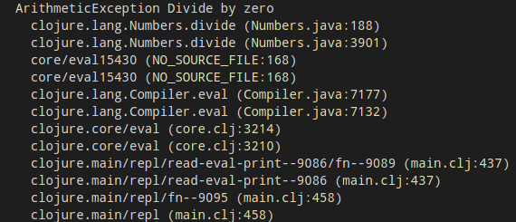 Conciser error/stacktrace reporting in the output.repl-file log · Issue #737 ...