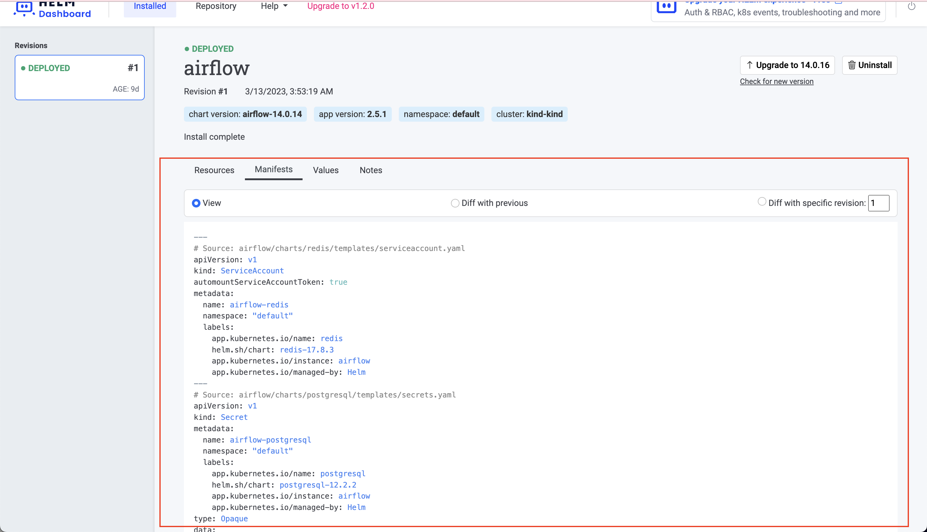 Revisions Page - Tabs - Manifests · Issue #296 · komodorio/helm-dashboard · GitHub