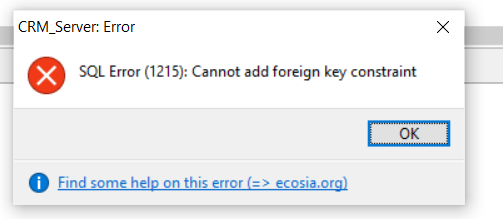 [bug] SQLSTATE[42S02] Error · Issue #15361 · YetiForceCompany/YetiForceCRM · GitHub