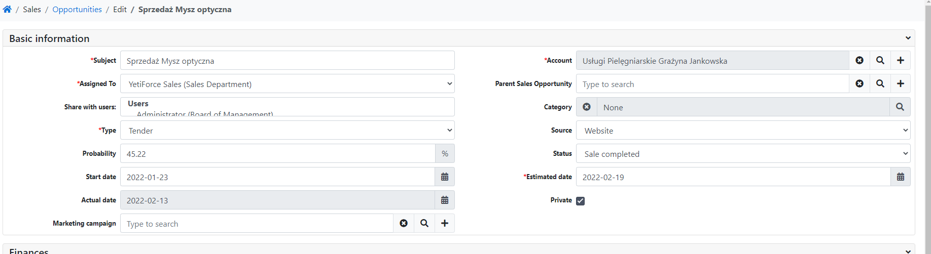 [bug] Workflow to Create New Opportunity from Existing Opportunity does ...