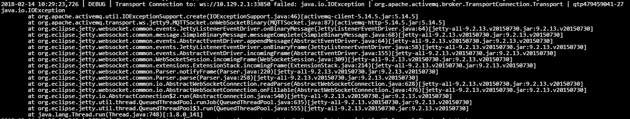Cant Connect To Activemq Via Wss While It Is Working With Pahomqttclient · Issue 769