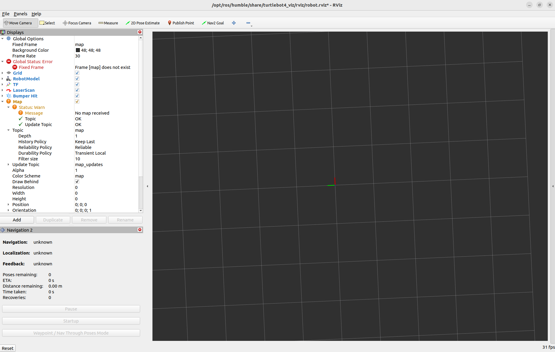 No map received with ros2 launch turtlebot4_navigation slam.launch.py · Issue #181 · turtlebot ...