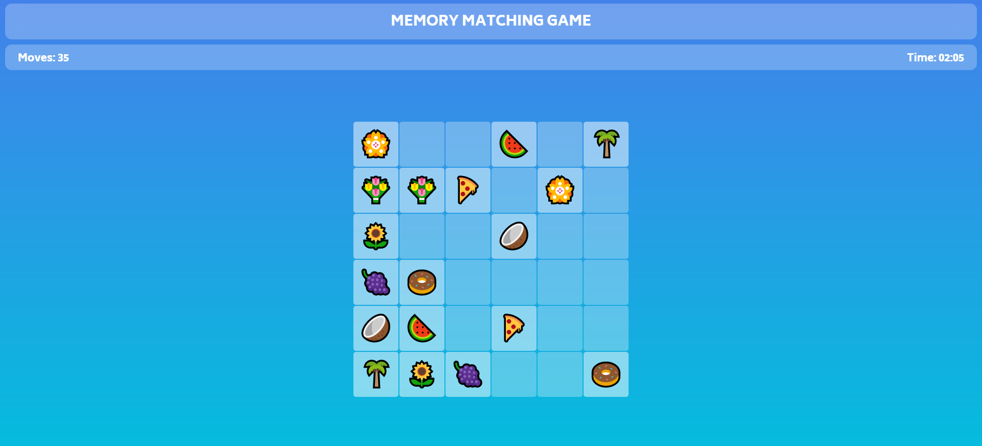 GitHub - brana77/Memory-matching-game: Memory-matching game