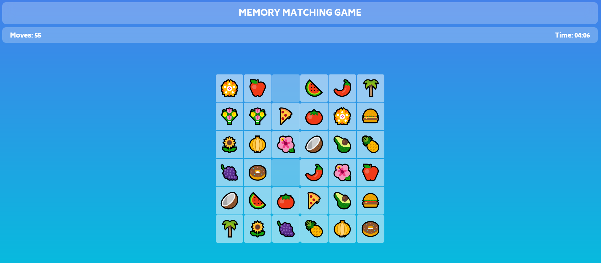 GitHub - brana77/Memory-matching-game: Memory-matching game