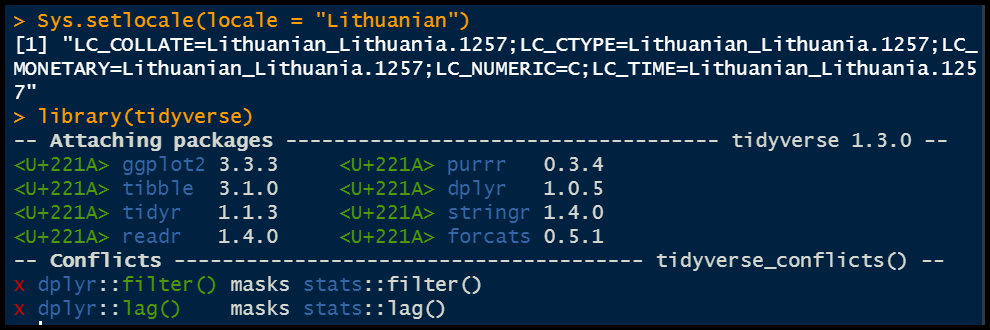 Encoding issue with symbol U+221A · Issue #256 · tidyverse/tidyverse · GitHub