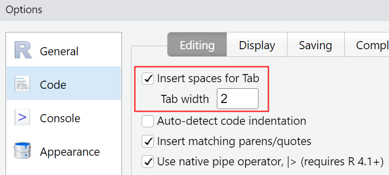 Tab is inserted instead of space (in daily builds) · Issue #12245 ...