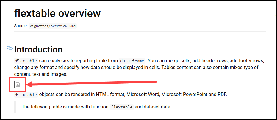 Broken link to image on the website · Issue #238 · davidgohel/flextable · GitHub