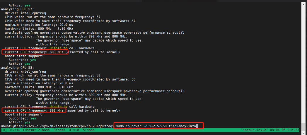 The balloon policy can't adjust CPU frequency · Issue #57 · containers ...