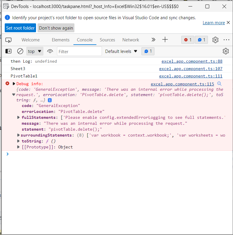 Unable to remove Pivot table when that workbook is not active · Issue #3202 · OfficeDev/office ...