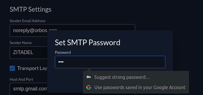 fix: add port to SMTP host label by eliobischof · Pull Request #4980 · zitadel/zitadel · GitHub