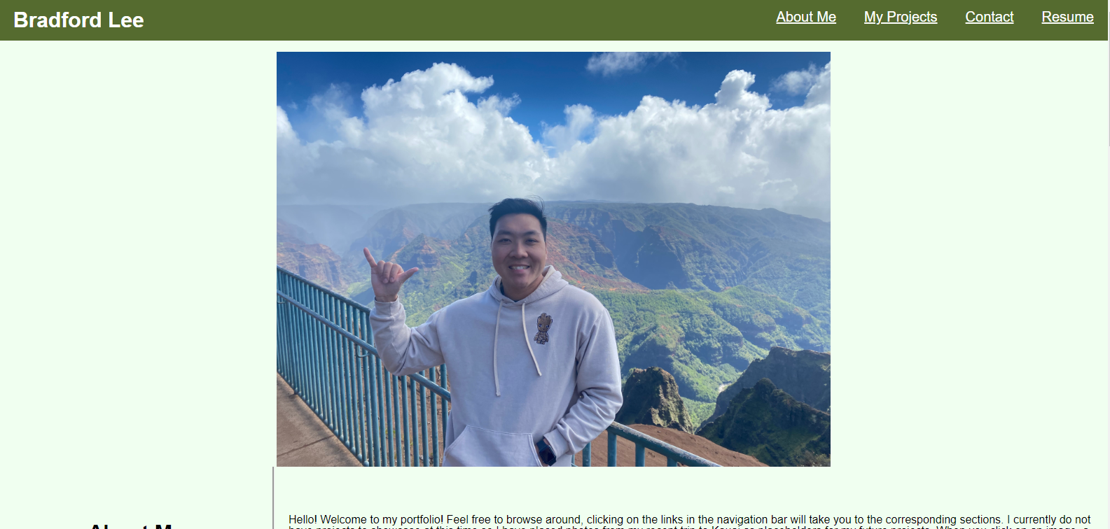 GitHub - Bradford-Lee/My-Portfolio: files for homework 02