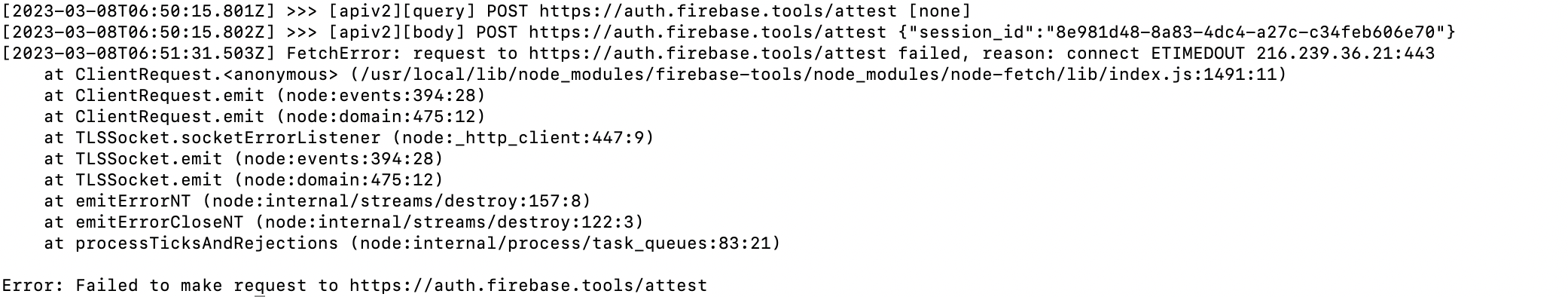 Firebase Login No Localhost Failed · Issue 5549 · Firebasefirebase Tools · Github 0059