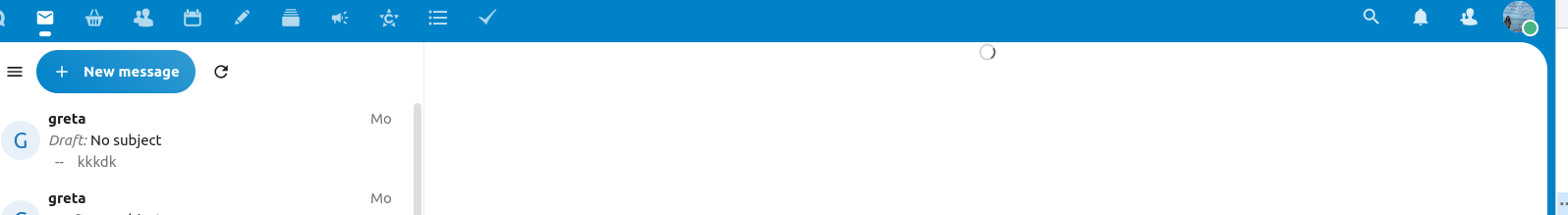 Third Columncontent Page Of Drafts Is Always In Loading State · Issue 7333 · Nextcloudmail