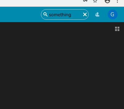 Text color in search box is black with darktheme (should stay white ...