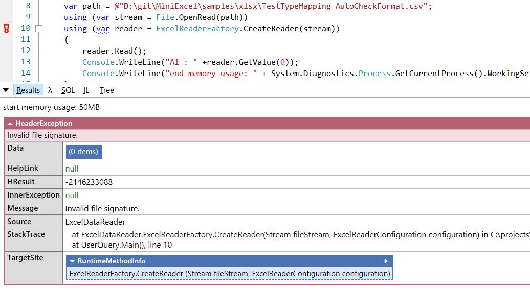 Support CSV · Issue #14 · mini-software/MiniExcel · GitHub