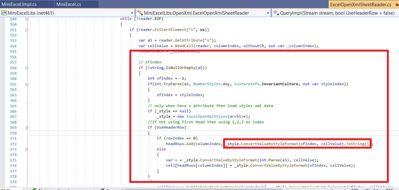 Need to recode style format convert · Issue #115 · mini-software/MiniExcel · GitHub