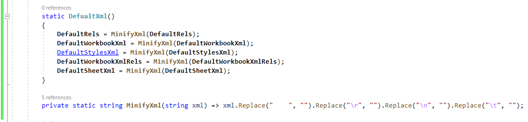 Minify xml · Issue #99 · mini-software/MiniExcel · GitHub