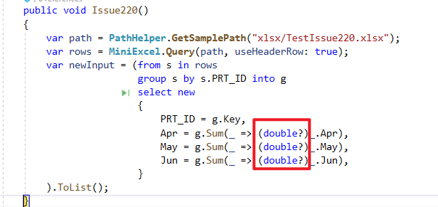 Dynamic Query can't summary numeric cell value default, need to cast · Issue #220 · mini ...