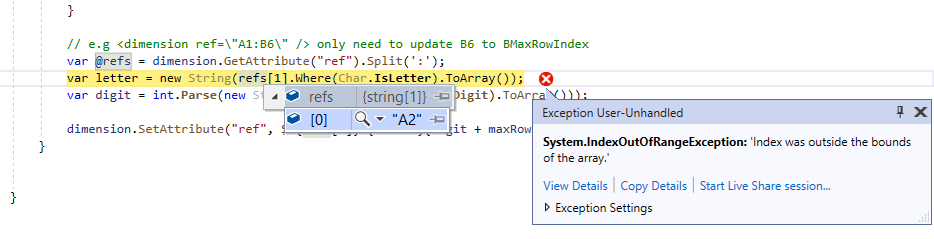 Fix SaveAsByTemplate single column demension index error · Issue #226 · mini-software/MiniExcel ...