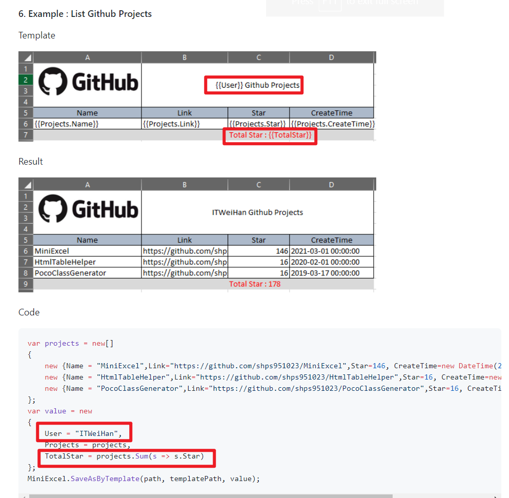 Improve the method SaveAsByTemplate when using DataTable as parameter ...