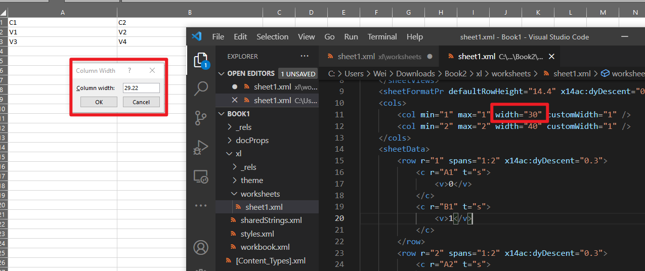 Support column width attribute · Issue #280 · mini-software/MiniExcel · GitHub