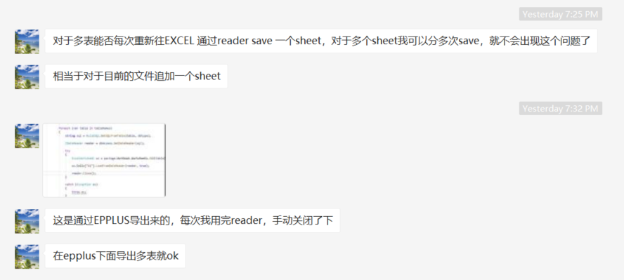 Create Multiple Sheets from IDataReader have Bug · Issue #283 · mini-software/MiniExcel · GitHub
