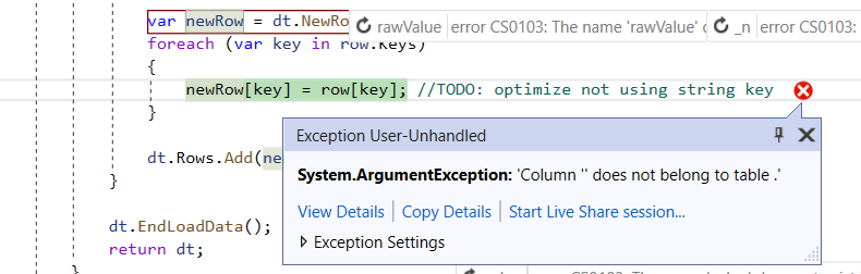 Column '' does not belong to table .空列导致不能将CSV读取为DataTable · Issue #298 · mini-software ...