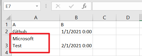 Problem with multi-line when using Query func · Issue #507 · mini-software/MiniExcel · GitHub