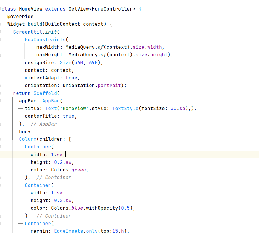使用getx，第一个界面init一次后，跳转到第二个界面，适配失效。 · Issue #323 · OpenFlutter/flutter_screenutil · GitHub