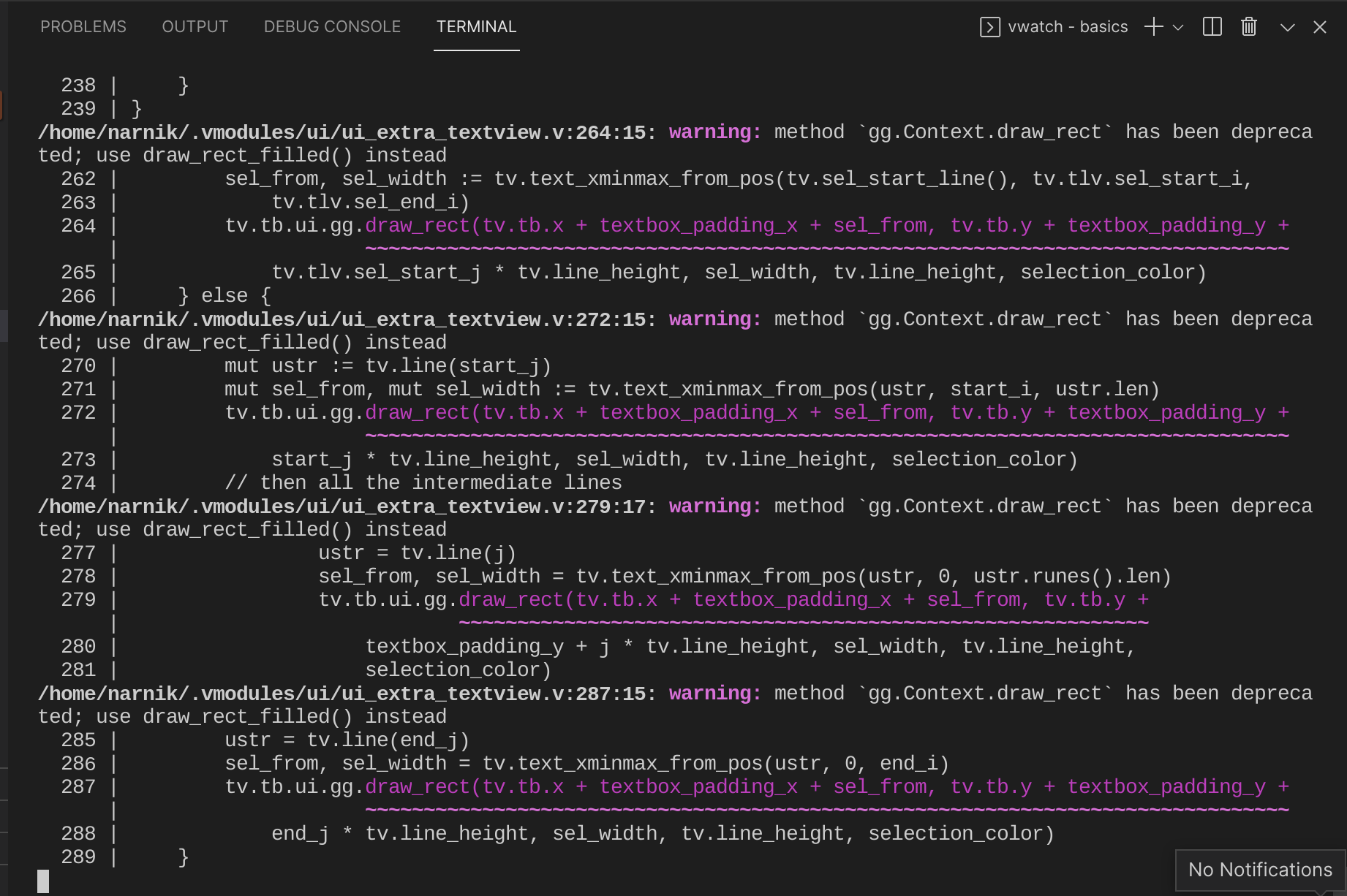 `gg.Context.draw_rect` has been deprecated; use draw_rect_filled() instead · Issue #410 · vlang ...