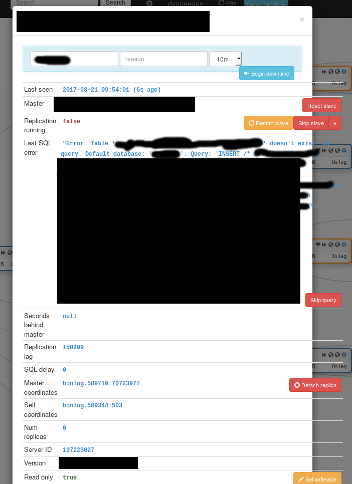 Long lines in SQL error cause display issue for instance detail · Issue #272 · openark ...