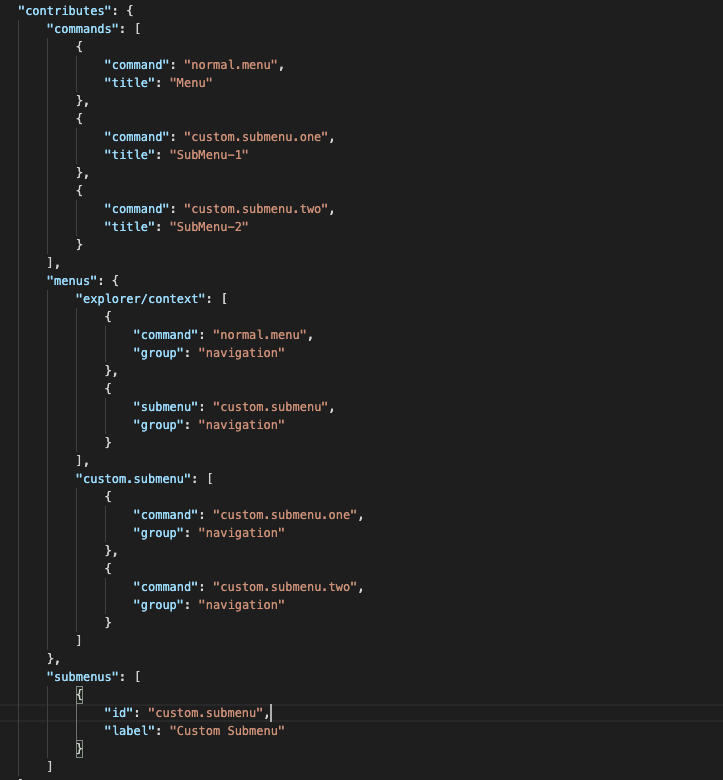 Add VS Code API to contribute submenus · Issue #8724 · eclipse-theia ...
